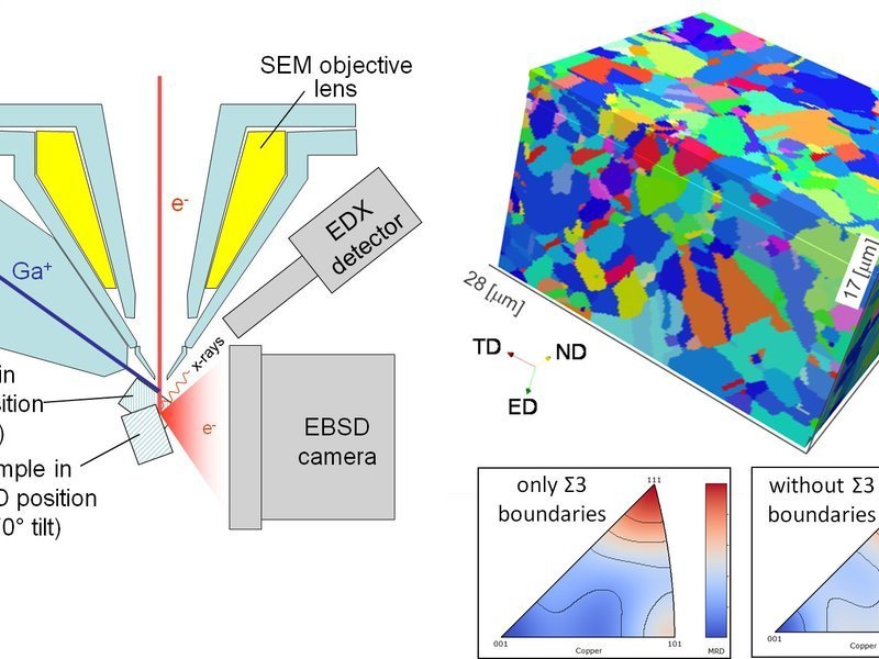 3D EBSD-based Orientation Microscopy (3D EBSD) | Max-Planck-Institut für Eisenforschung GmbH