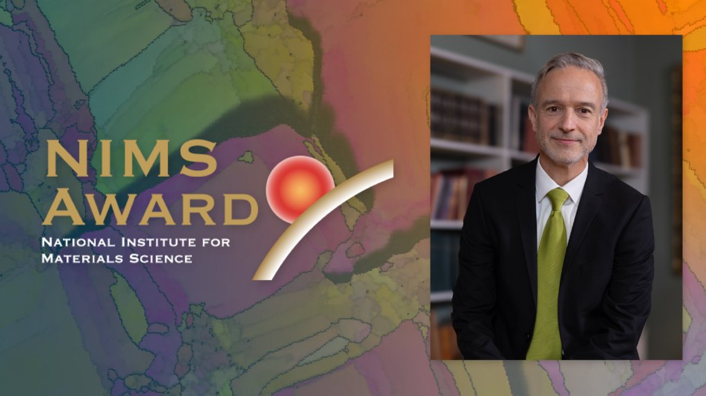 Dierk Raabe receives NIMS Award 2023